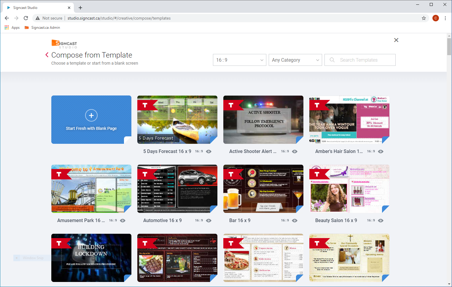 Signcast Studio – Step – 3 | Signcast Media Inc
